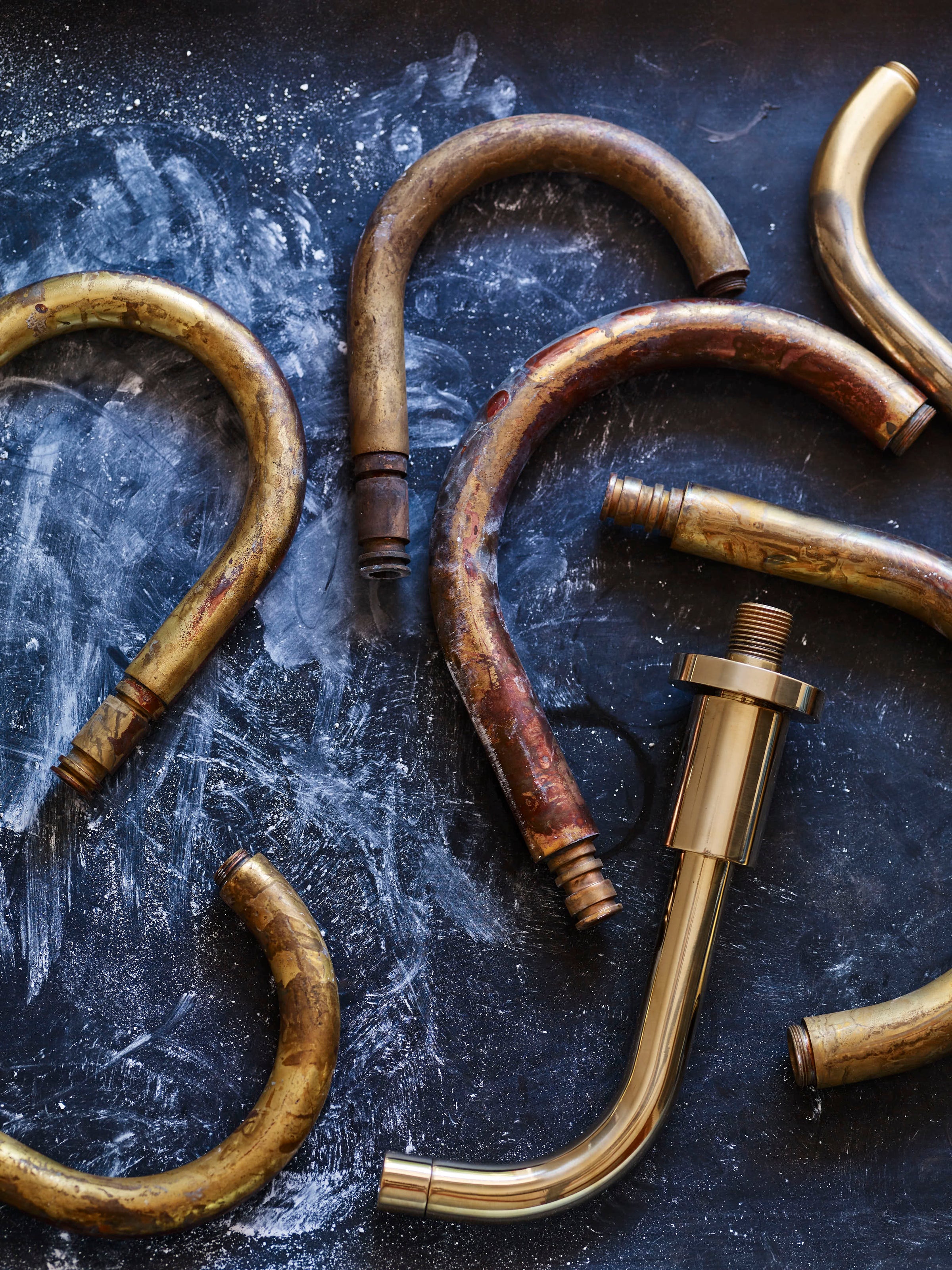 Studio Ore | Hand finished brass taps and architectural hardware